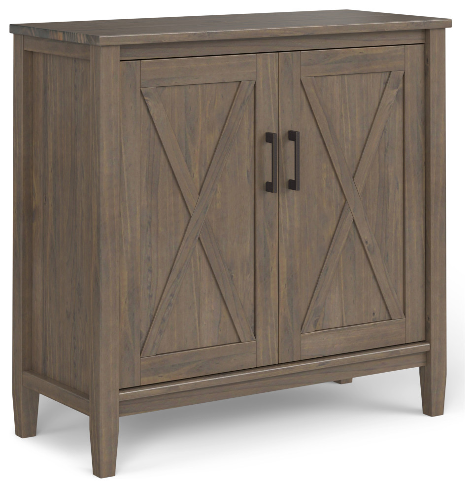 Ela Solid Wood Low Storage Cabinet - Transitional - Storage Cabinets ...