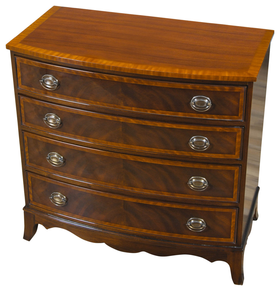 Mahogany Chest, Banded Chest - Traditional - Dressers - by Niagara ...