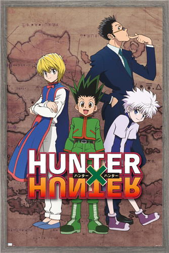 Hunter X Hunter - Map, 22.375" x 34" - Contemporary - Prints And ...