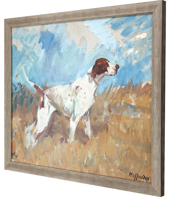 English Setter on Watch Artwork - Contemporary - Paintings - by Paragon ...