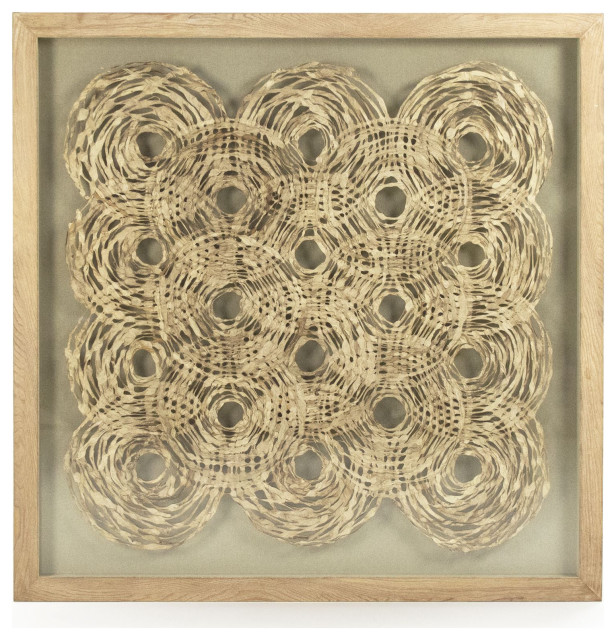 Abstract Paper Framed Art - Contemporary - Wall Accents - by Hudson ...