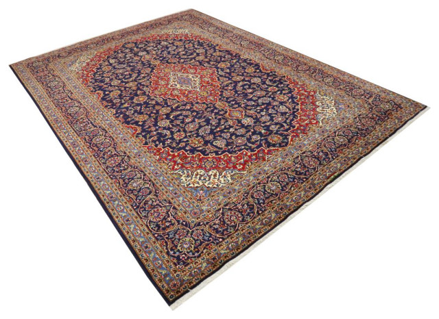 Persian Rug Keshan 13'2"x9'10", 13'2"x9'10" - Traditional - Area Rugs ...