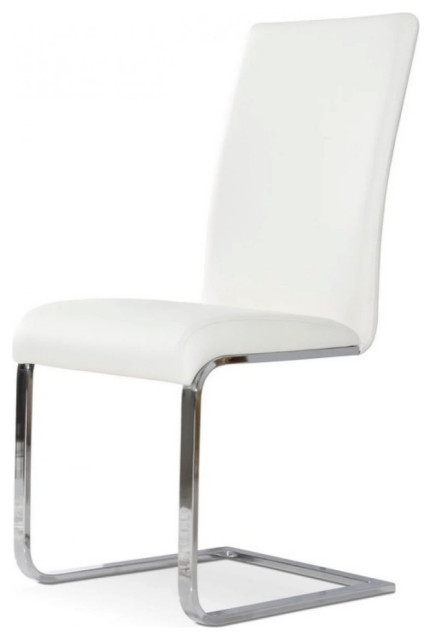 Siena Modern White Dining Chair, Set of 2 - Contemporary - Dining ...