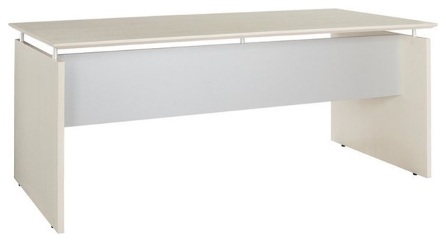 Mayline Medina Series 63" Computer Desk in Sea Salt, 63" - Transitional ...