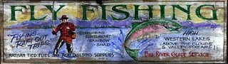 Vintage Signs, Fly Fishing Rustic Wood Sign - Rustic - Novelty Signs ...