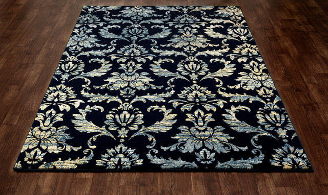 Bastille Victorian Area Rug, 6'7"x9'6" Oval - Traditional - Area Rugs ...