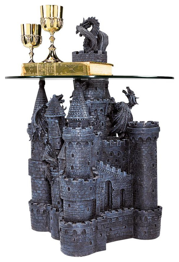 Design Toscano Lord Langtons Castle Table - Contemporary - Side Tables ...