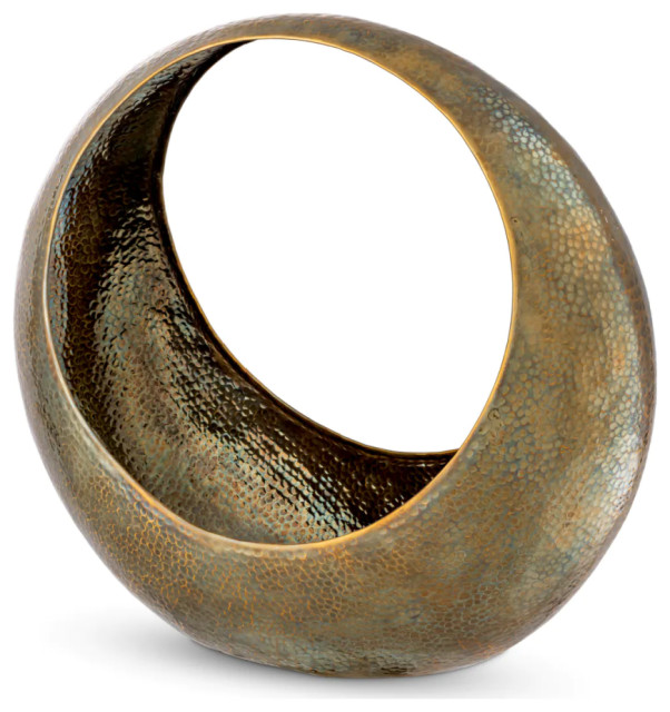 Circular Brass Wine Cooler, Eichholtz Leung - Contemporary - Wine Racks ...