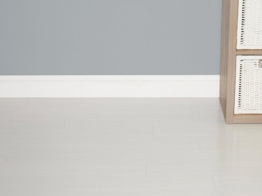 Solid White High Gloss LVP w/cork backing in kitchen for rental?