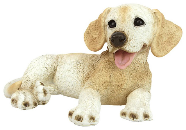 Design Toscano Yellow Labrador Puppy Statue - Contemporary - Decorative ...
