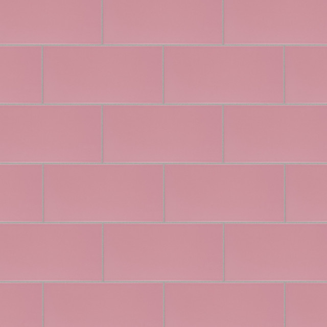 Projectos Blush Pink Ceramic Floor and Wall Tile - Contemporary - Wall ...