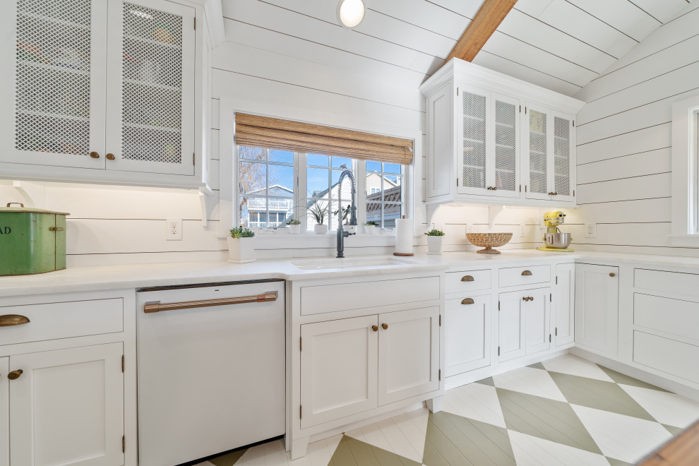 Stunning Kitchen Transformation with Vintage Style - Farmhouse - Other ...