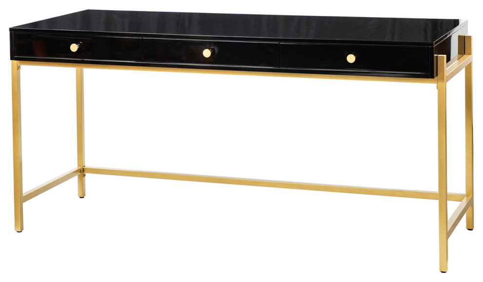 Office Desk With Polished Paint - Contemporary - Desks And Hutches - by ...