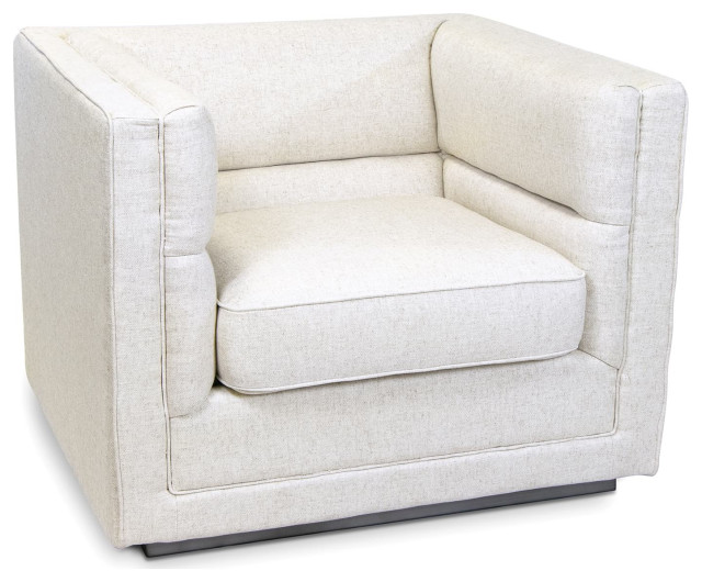 Alexis Linen Chair - Contemporary - Armchairs And Accent Chairs - by ...