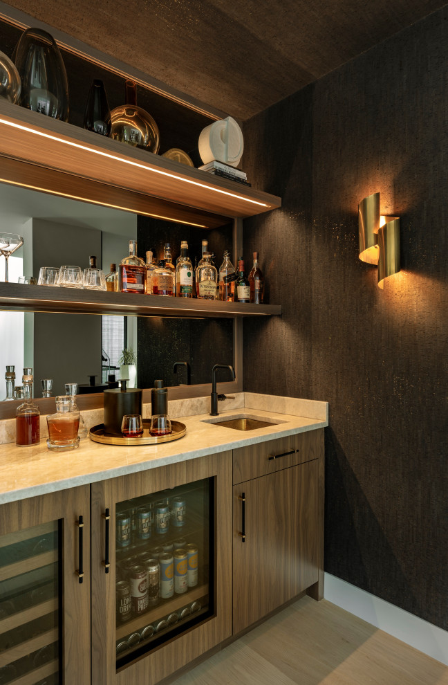 Locke Marsh Bar - Contemporary - Home Bar - Boston - by Betsy Bassett ...
