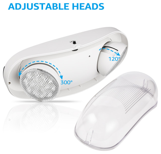 12-Pack Outdoor LED Emergency Lights with Battery Backup, UL Listed ...