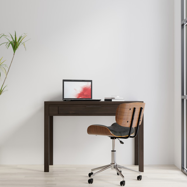 Hollander SOLID WOOD Small Desk - Transitional - Desks And Hutches - by ...