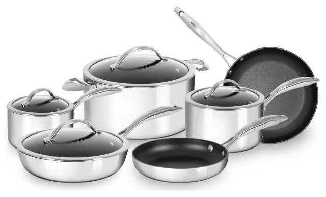 Scanpan HaptIQ - 10 Pc. Cookware Set - Transitional - Cookware Sets ...