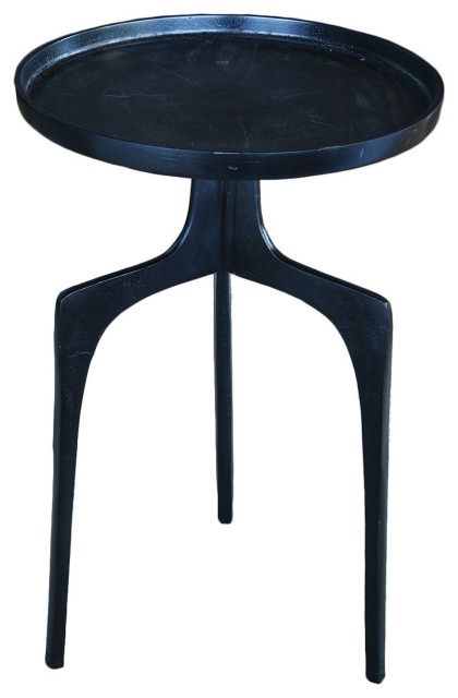 Contemporary Blue Side Table - Industrial - Side Tables And End Tables ...