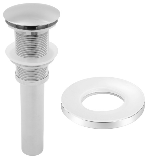 Ty Mini 12" Clear Tea Brown Round Glass Vessel Bathroom Sink with Drain ...