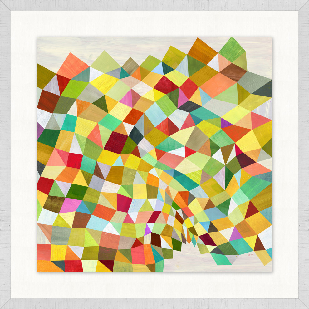 Pattern Parade 2, Giclee Reproduction Artwork, 21x21 - Contemporary ...