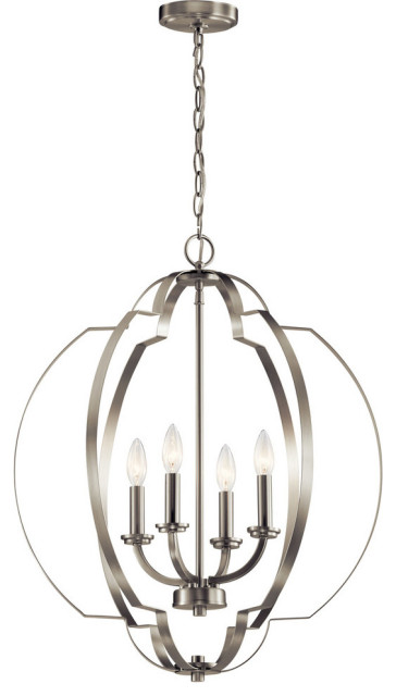 Large Foyer Pendant 4-Light - Traditional - Pendant Lighting - by ...