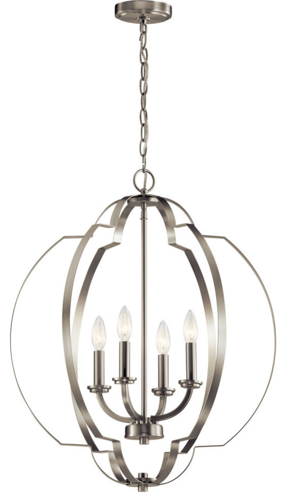 Large Foyer Pendant 4-Light - Traditional - Pendant Lighting - by ...