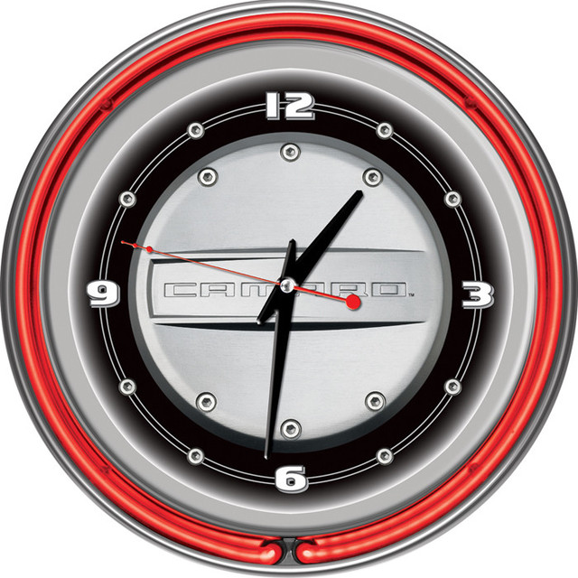 Camaro Neon Clock - Wall Clocks - by DCG WholeSale | Houzz