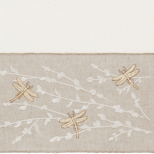 Linum Home Textiles Turkish Cotton Braelyn Embellished Bath Towel ...