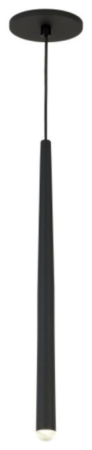 Pylon Light Pendant, 1-Light, LED, Nightshade Black, 18.6"H - Modern ...