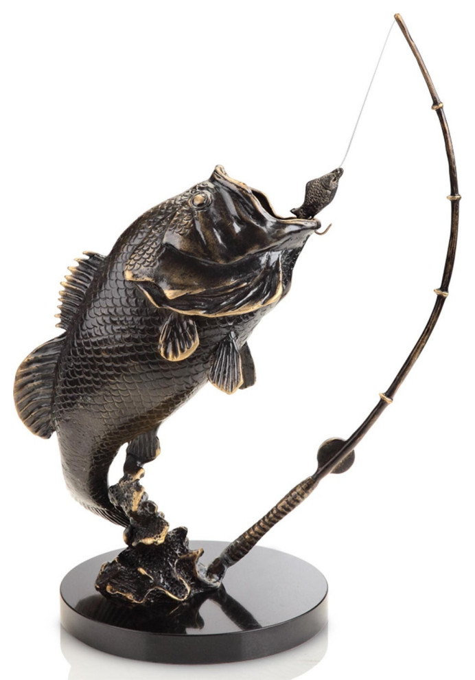 Largemouth Bass - Rustic - Decorative Objects And Figurines - by SPI ...