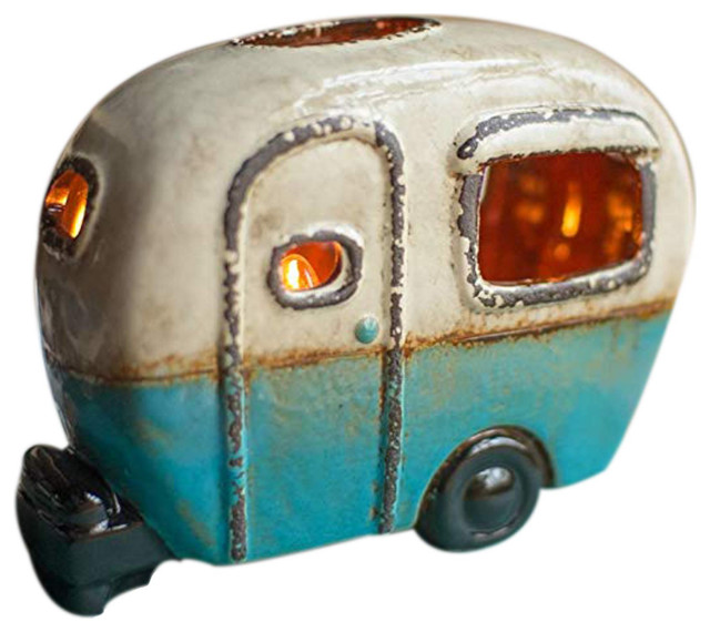 Ceramic Camper Lamp - Night-lights - by LIGHTING JUNGLE | Houzz