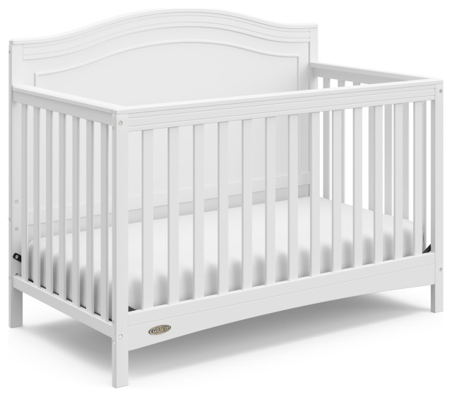Graco Paris 4-in-1 Convertible Crib, White - Traditional - Cribs - by ...