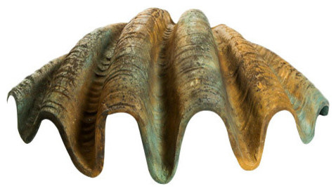 Atlantic Clam, Lg 47 Wide Garden Animal Statue - Traditional - Garden ...