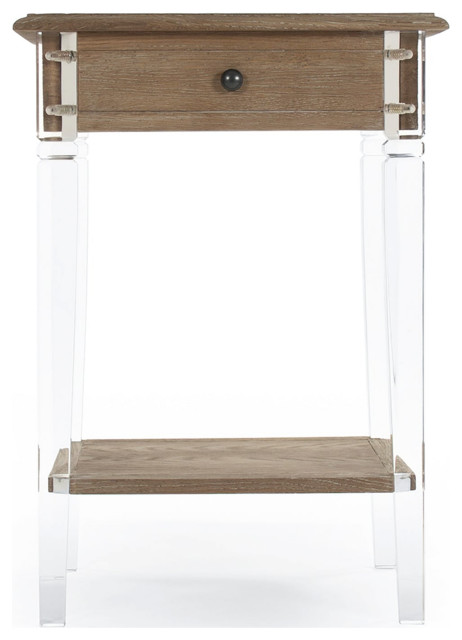 Claude Acrylic End Table - Contemporary - Side Tables And End Tables ...