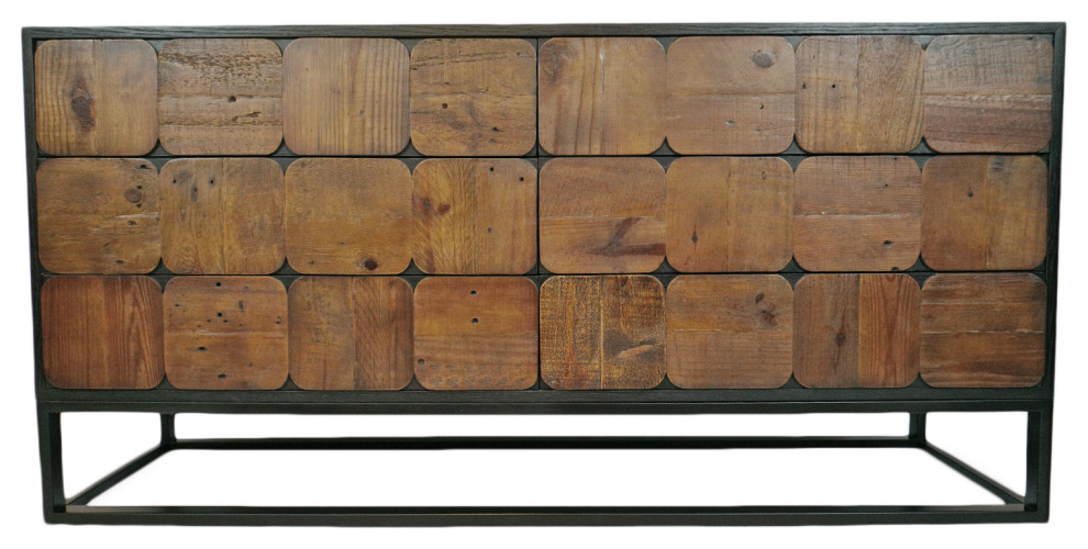 Modern Salvage Square Stack Dresser - Industrial - Dressers - by Design ...