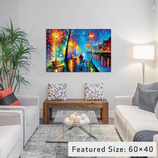 Melody Of The Night by Leonid Afremov Art Print, 26" x 40" x 1.5 ...