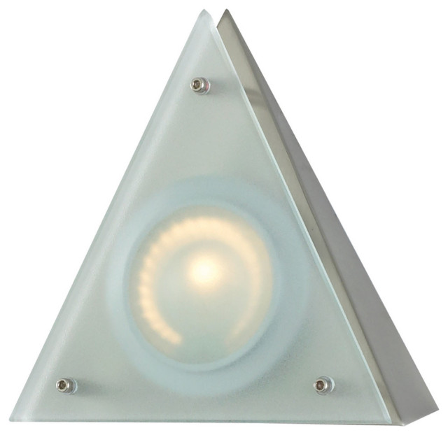 Aurora 1 Light Wedge Disc Light, Stainless Steel - Contemporary ...