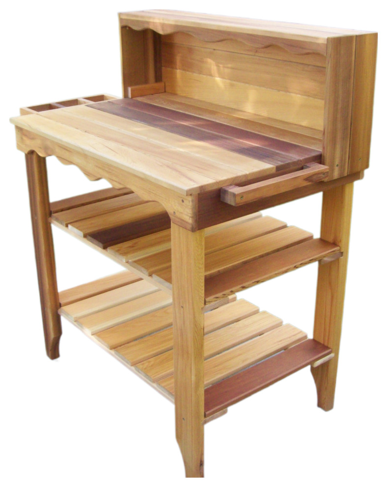 Deluxe Potting Bench - Craftsman - Potting Benches - by Wood Country ...