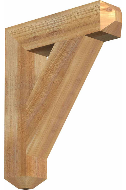 Traditional Craftsman Bracket, 18"D x 22"H - Transitional - Corbels ...