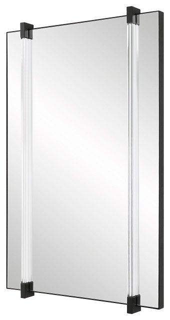 Uttermost Ladonna Rods Mirror, Matte Black, 9937 - Contemporary - Wall Mirrors - by Uttermost ...