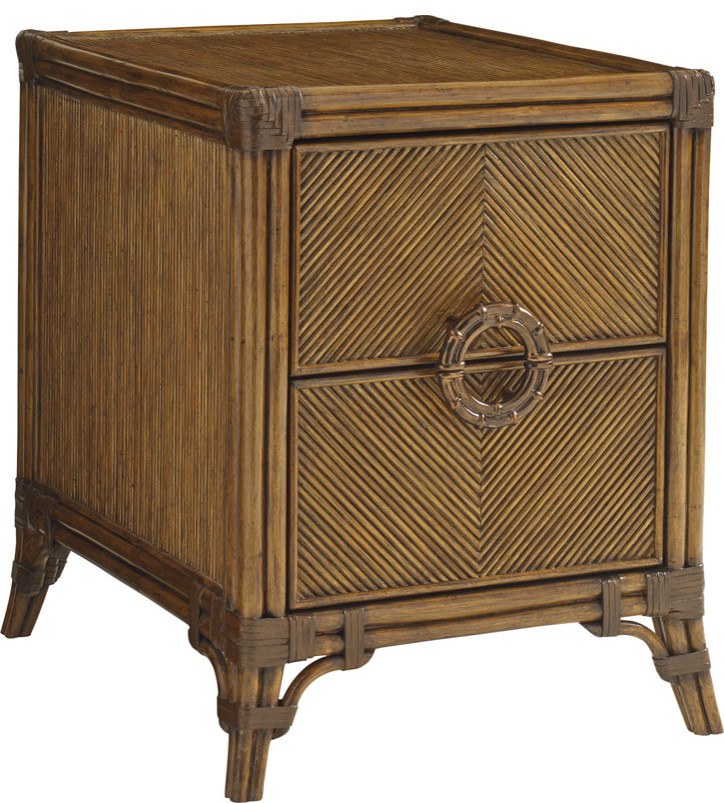 Bungalow Chairside Chest - Tropical - Accent Chests And Cabinets - by ...