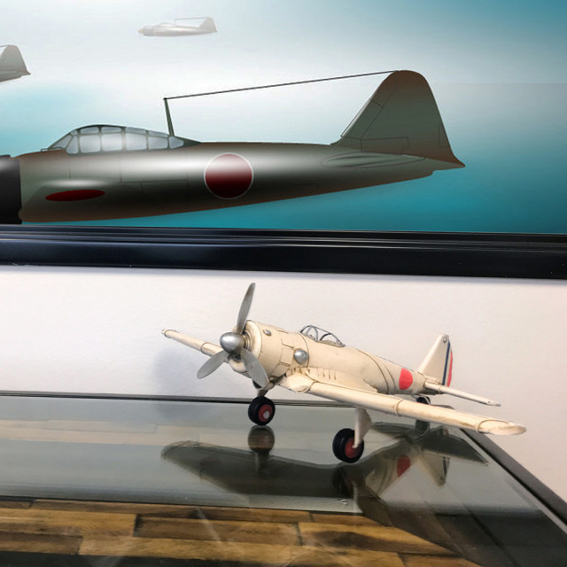 1943 Nakajima Ki-43 Oscar Fighter Collectible Metal scale model ...