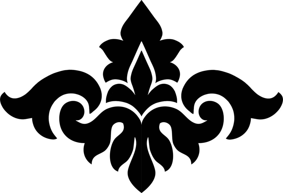 Baroque Accent Porcelain Swimming Pool Mosaic, 15"x10" - Traditional ...