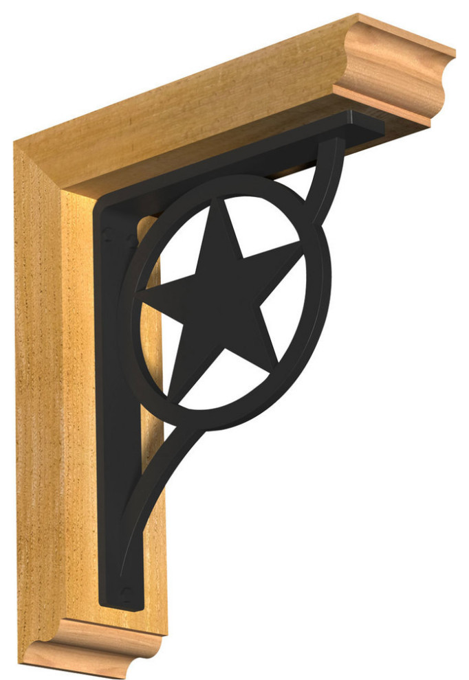 Austin Traditional Ironcrest Bracket, 14"x16" - Southwestern - Brackets ...