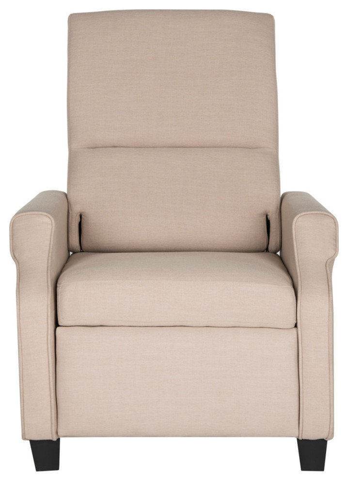 Lee Recliner Chair, Beige - Transitional - Recliner Chairs - by Rustic ...