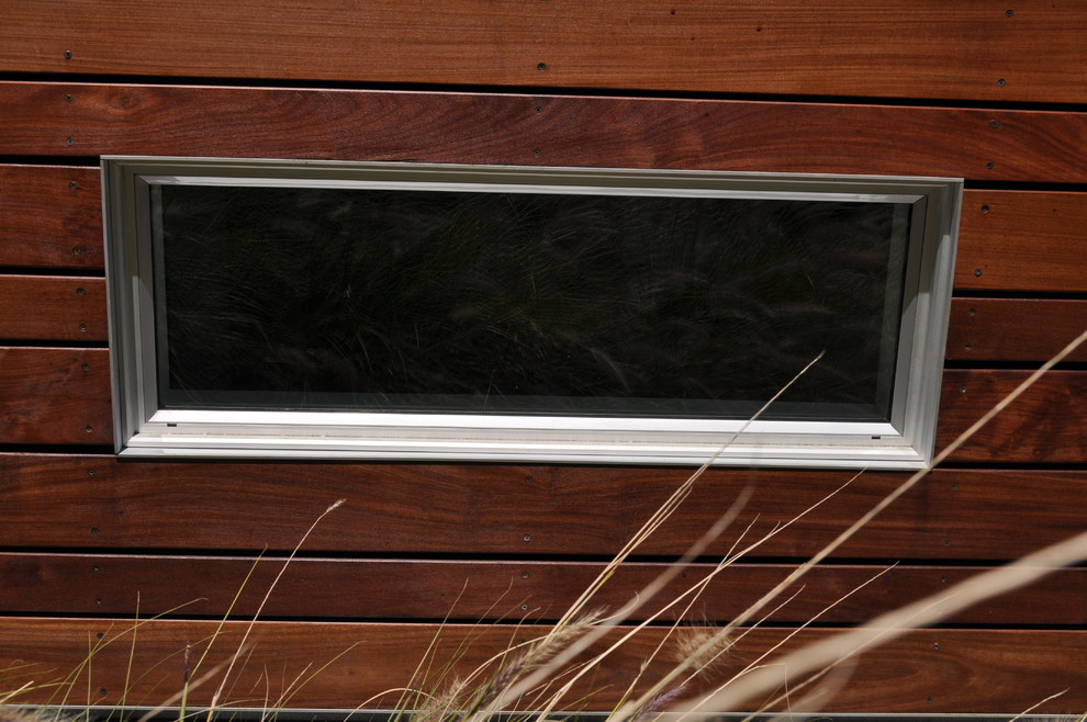 Ipe Rainscreen detail at window - San Francisco - by JMJ Studios | Houzz