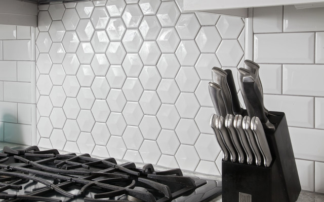 Honeycomb Tile Backsplash