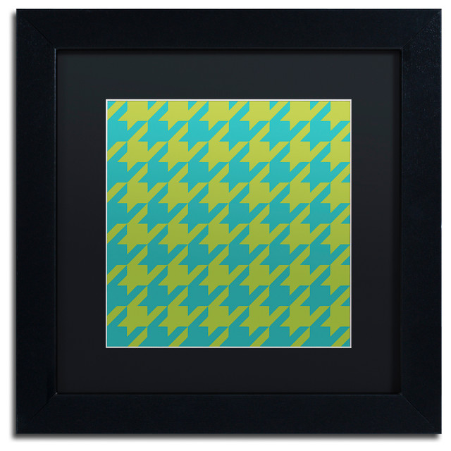 Color Bakery 'Houndstooth I' Art, 11"x11" - Contemporary - Prints And ...