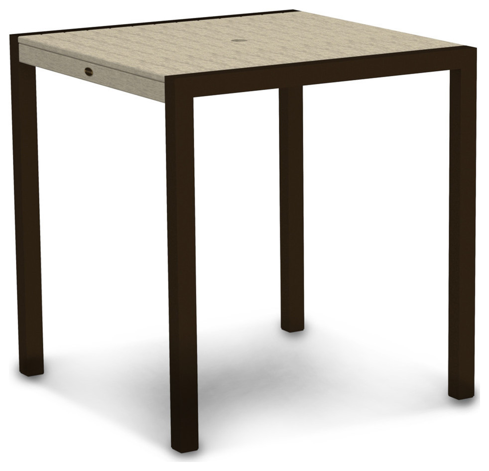 Polywood MOD 36" Counter Table - Transitional - Outdoor Pub And Bistro ...